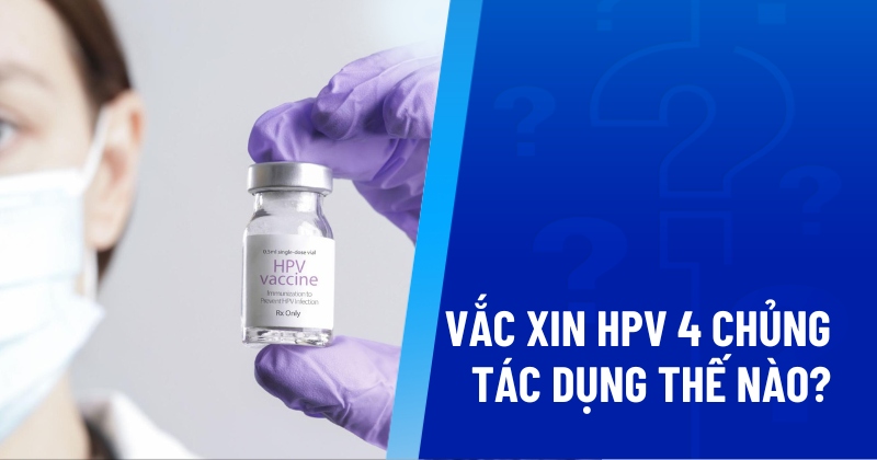 Vắc xin HPV 4 chủng tác dụng thế nào? Gardasil 4 cho nam được không?