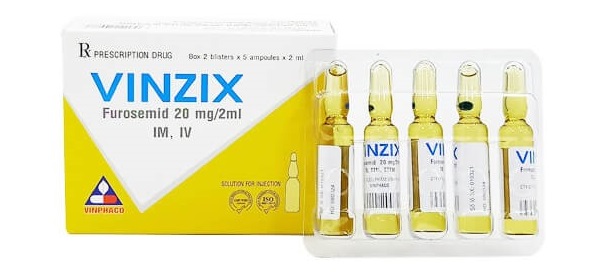 Vinzix 20mg/2ml (2 vỉ x 5 ống x 2ml): Tác dụng, chỉ định, sử dụng