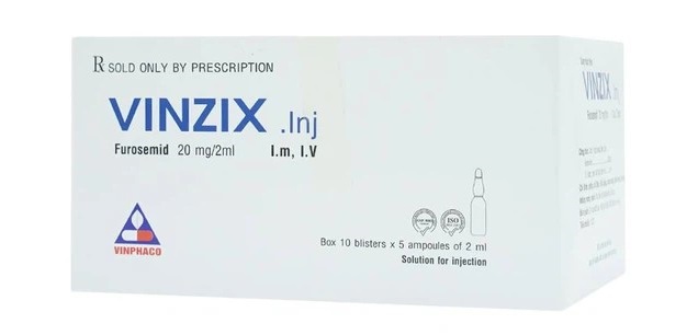 Vinzix 20mg/2ml (10 vỉ x 5 ống x 2ml): Tác dụng và cách dùng